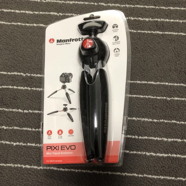 Manfrotto PIXI EVO Mini Tripod, Photography, Photography Accessories, Tripods & Monopods on ...