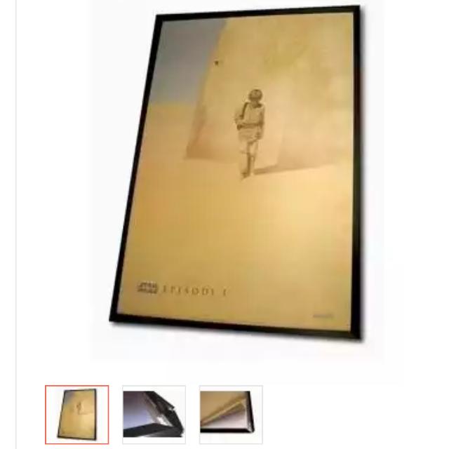 Movie Poster Snap Frame (Black Metal) , Furniture & Home Living, Home ...