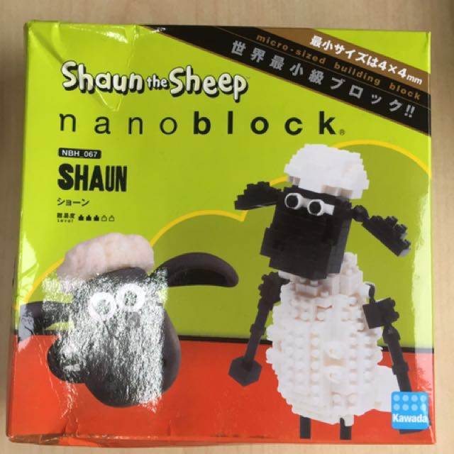 Shaun the Sheep Nanoblock - Shaun, Hobbies & Toys, Toys & Games on ...