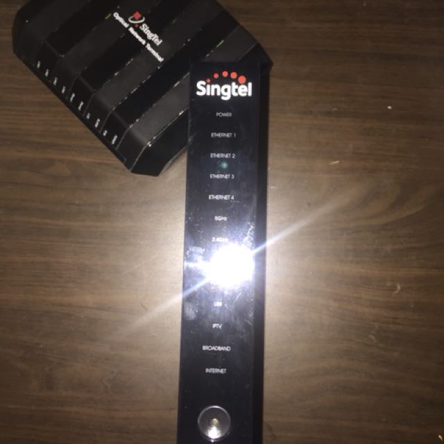 Singtel wifi router and modem, Electronics, Others on Carousell