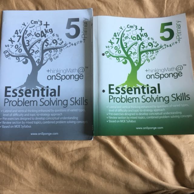 Thinking math onsponge P5- essential problem solving skills, Hobbies ...
