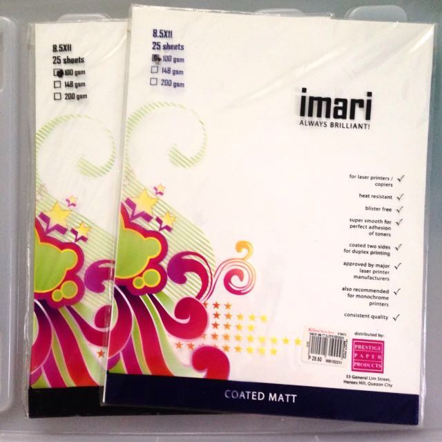 40 pcs Imari Matte Photo Paper, Hobbies & Toys, Stationary & Craft ...