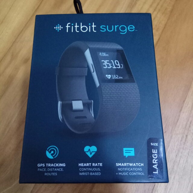 Fitbit Surge (Large), Mobile Phones & Gadgets, Wearables & Smart ...