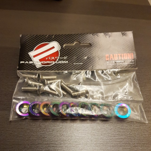 Jdm washer muti colour, Motorcycles, Motorcycle Accessories on Carousell