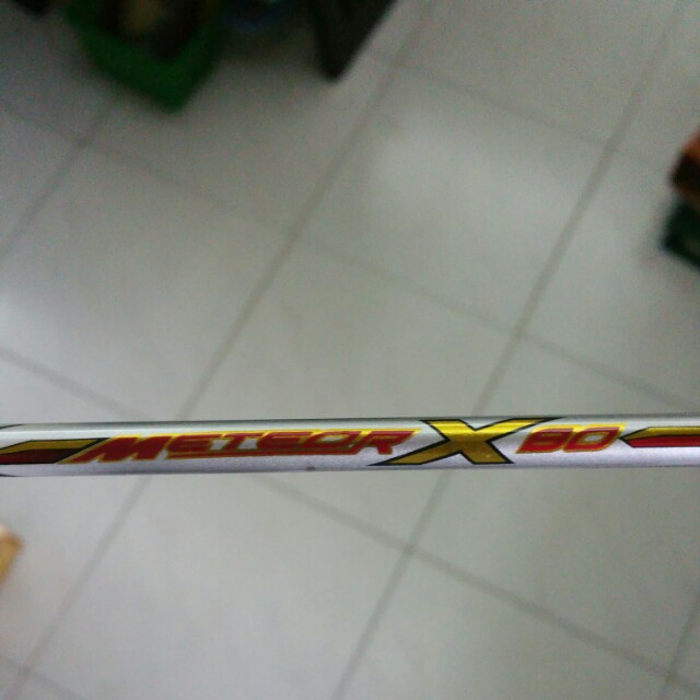 Meteor X 80 4u MB (Not Victor) Badminton Racket, Sports Equipment ...