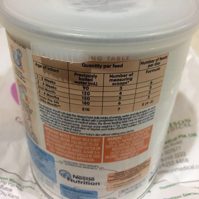 New Alfare Nestle Milk Powder, Babies & Kids, Nursing & Feeding ...