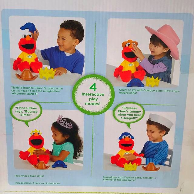 SESAME STREET Playskool Let's Imagine ELMO, Hobbies & Toys, Toys ...