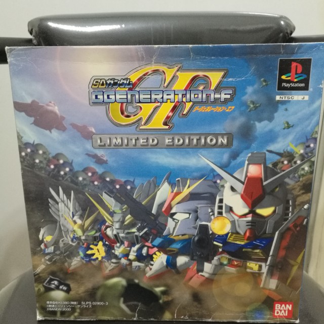 PS sd gundam g generation f limited edition, 電子遊戲, 遊戲機配件, 遊戲禮物卡及帳戶 ...