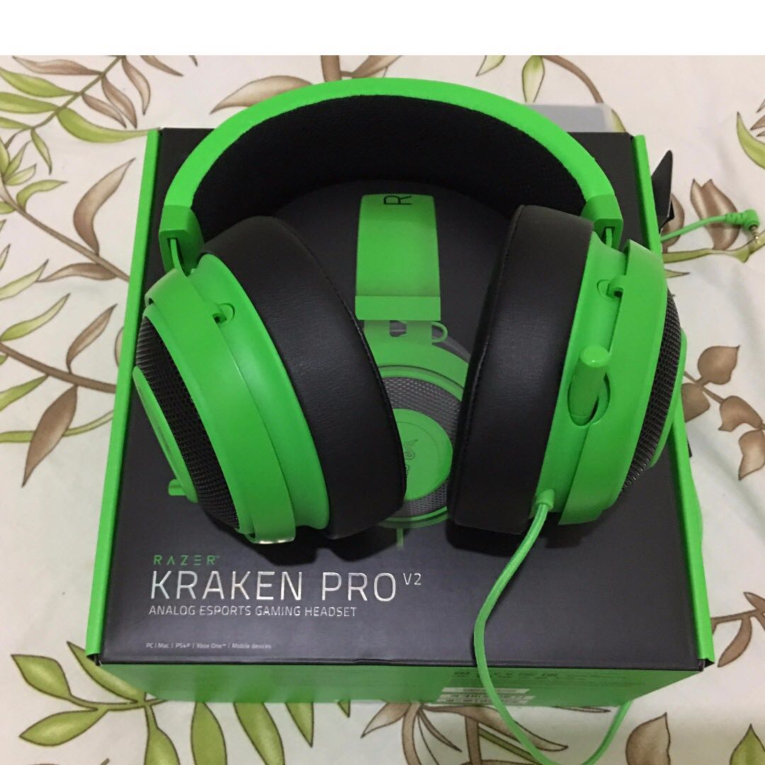 RAZER KRAKEN PRO V2, Audio, Headphones & Headsets on Carousell