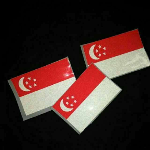 Reflective Decal spore flag, Motorcycles, Motorcycle Accessories on ...