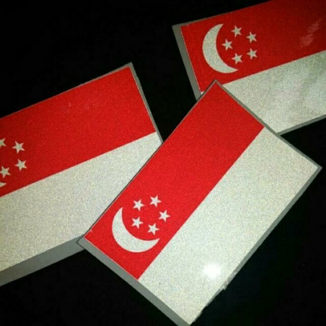 Reflective Decal spore flag, Motorcycles, Motorcycle Accessories on ...