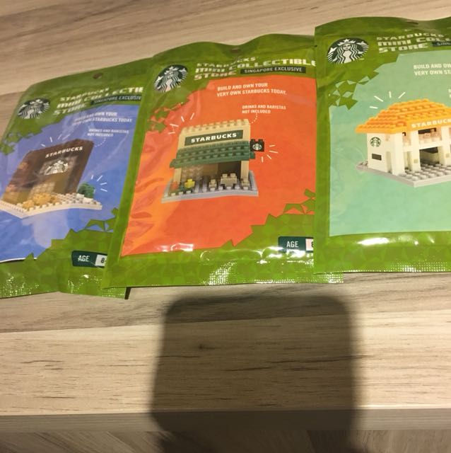 starbucks mini collectable lego set, Everything Else on Carousell
