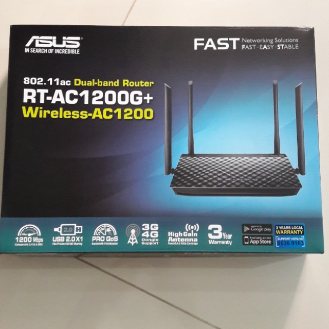 Asus Wireless AC1200 Router, Computers & Tech, Parts & Accessories ...