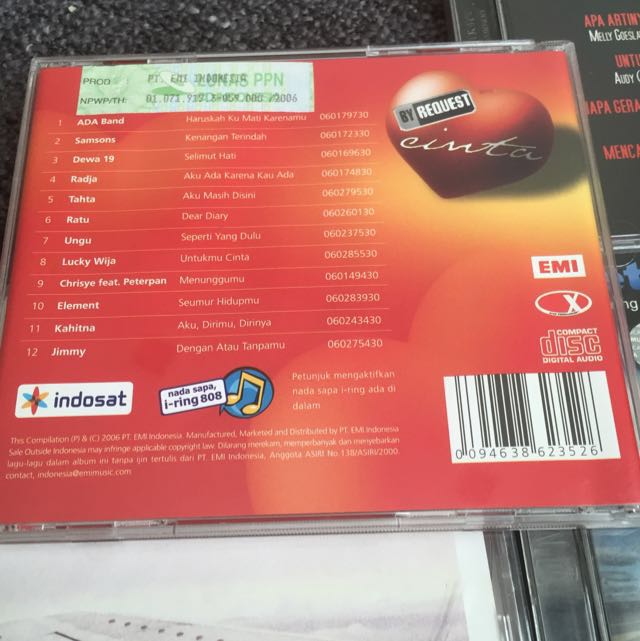 Cd Lagu Indonesia (various), Hobbies & Toys, Music & Media, CDs & DVDs on Carousell
