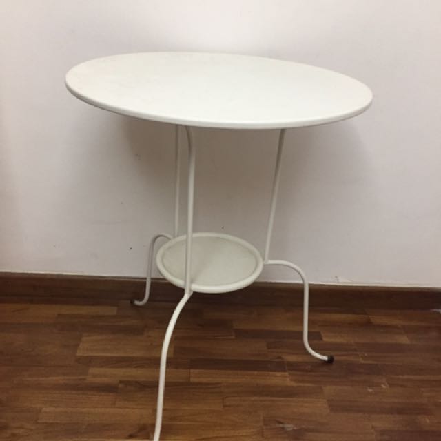 IKEA metal round coffee table, Furniture & Home Living, Furniture ...