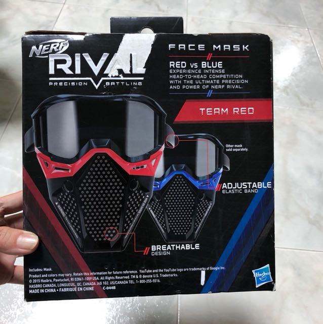 Nerf Rival Face Mask, Hobbies & Toys, Toys & Games on Carousell