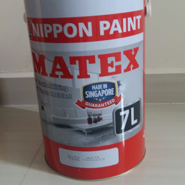 Nippon Paint White Color, Furniture & Home Living, Furniture, Other ...