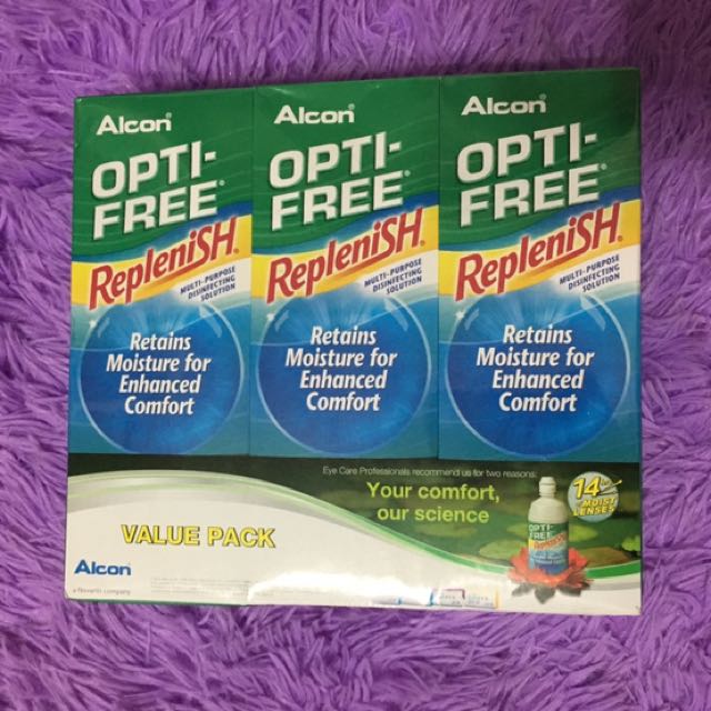 Opti-free Replenish (Contact Lens Solution), Beauty & Personal Care ...