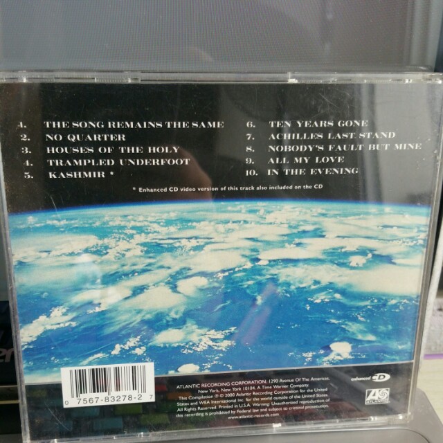 ORIGINAL CD LED ZEPPELIN (LATTER DAYS), Hobbies & Toys, Music & Media ...