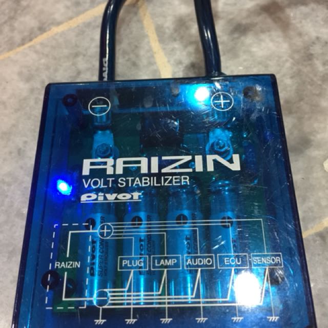 Pivot Raizin Volt Stabilizer & Grounding Cable, Auto Accessories on Carousell