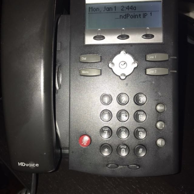 Polycom SoundPoint IP 335 High Definition IP Phone with Power Supply ...