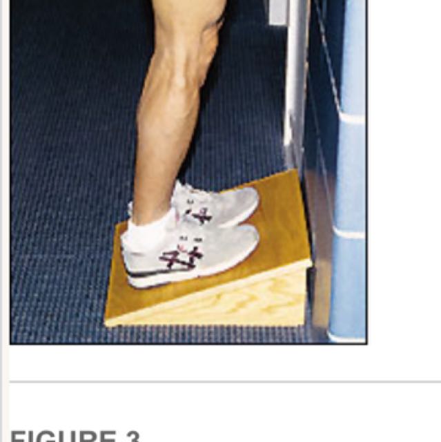 Slant board for treating plantar fasciitis, Sports Equipment, Exercise ...