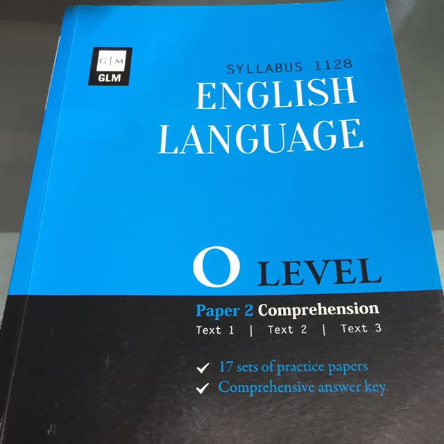Syllabus 1128 English Language O Level Paper 2 Comprehension, Hobbies ...