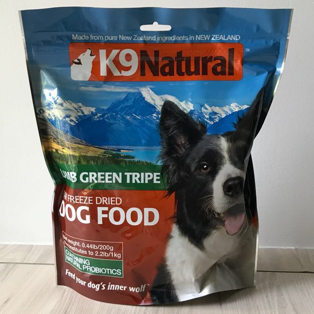 200g K9 Natural Lamb Green Tripe Raw Freeze Dried, Pet Supplies, Pet Food on Carousell