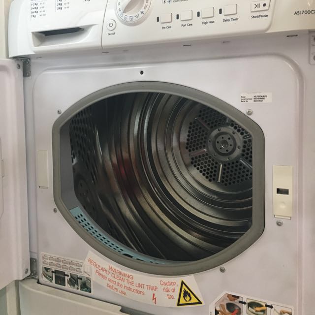Ariston Clothes Tumble Dryer (ASL 700CX), TV & Home Appliances, Washing ...