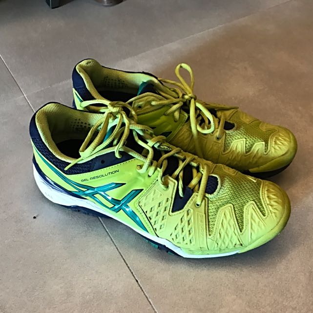 Asics Gel Resolution 6 - Tennis shoe, 男裝, 運動服裝 - Carousell