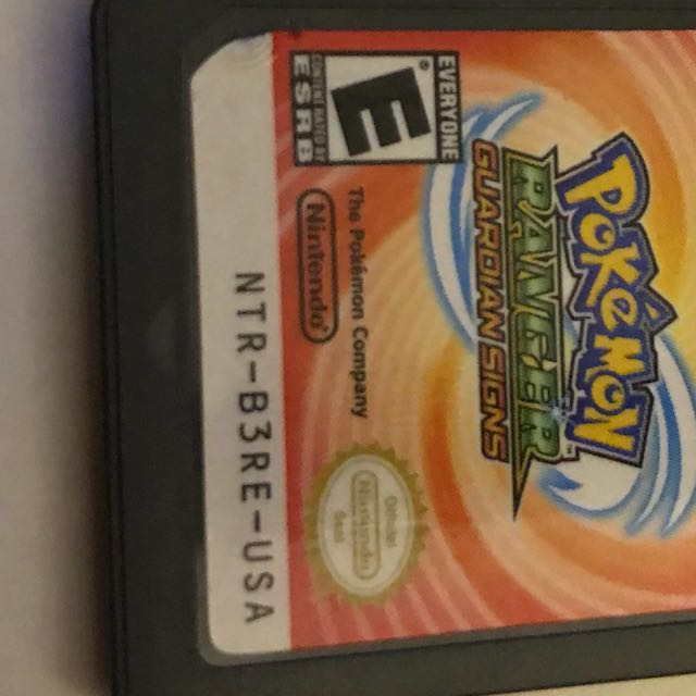 DS cartridge Pokémon Ranger, Video Gaming, Video Games, Nintendo on ...