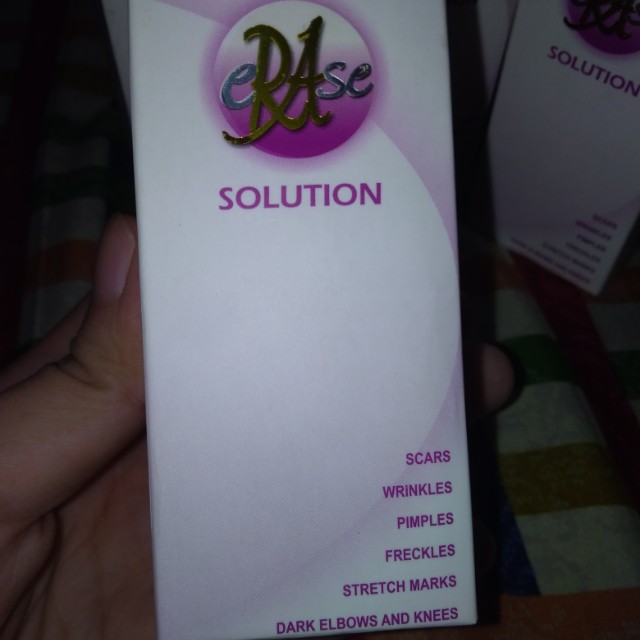 ERASE SOLUTION, Beauty & Personal Care, Face, Face Care on Carousell