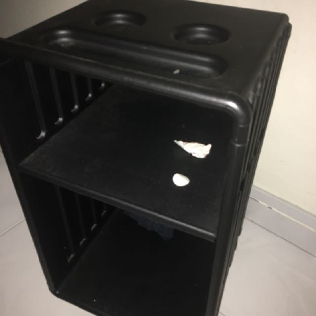 Ikea cabinets plastic with rollers, Furniture & Home Living, Furniture ...