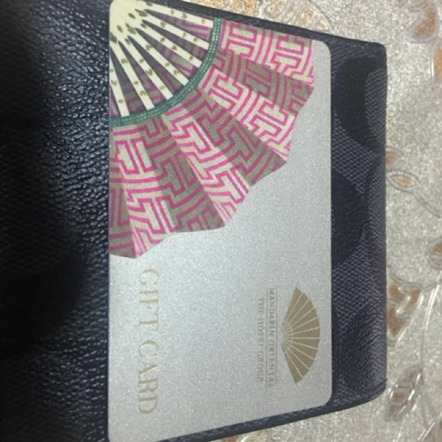 Mandarin Oriental Gift Voucher Worth SGD 200, Tickets & Vouchers ...