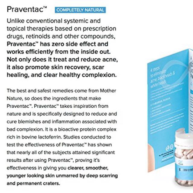 Praventac, Health & Nutrition, Health Supplements, Vitamins ...