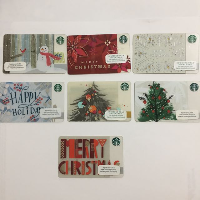 Starbucks Cards | Christmas Edition, Hobbies & Toys, Memorabilia ...