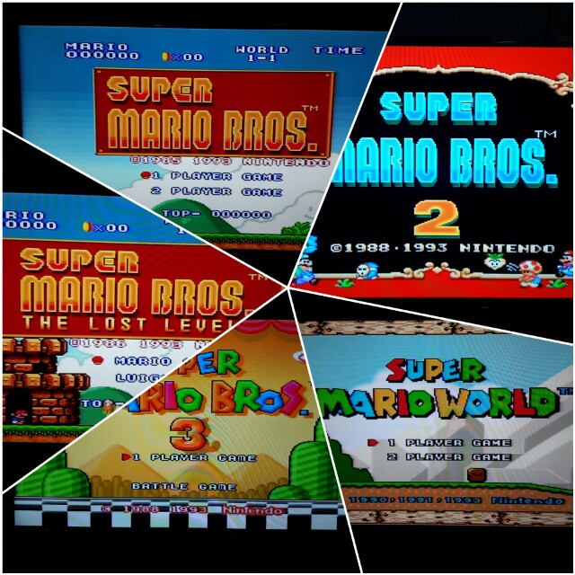 Super mario Collection 5in1 snes super famicom super nintendo sfc ...