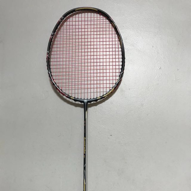 Badminton racket, .LIGHT weight racket, 26lbs string. Matt Finish, No ...