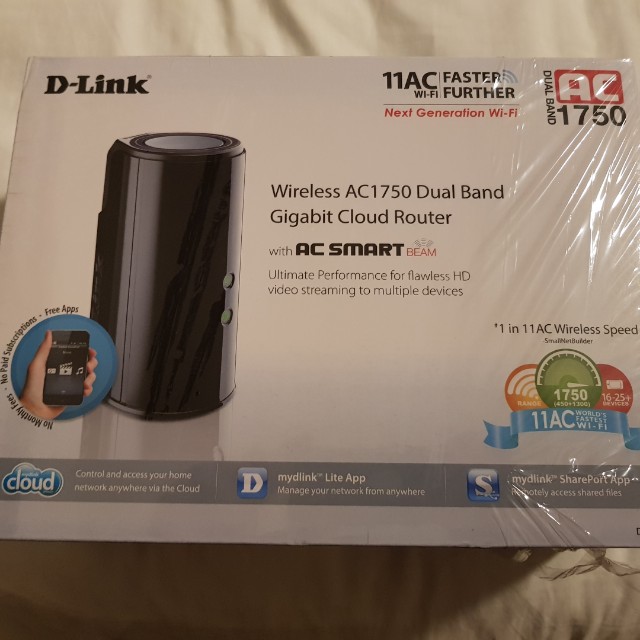 D-Link AC1750 Dual Band Gigabit Cloud Router, Computers & Tech, Parts ...