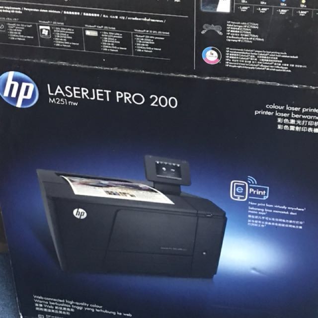 hp-laserjet-pro-200-color-printer-m251 wireless printer, Electronics ...
