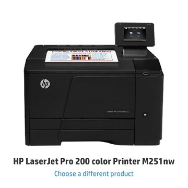 hp-laserjet-pro-200-color-printer-m251 wireless printer, Electronics ...