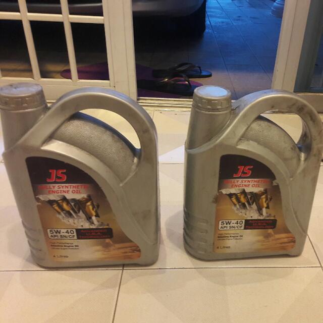 JS fully synthetic engine oil, Car Accessories on Carousell