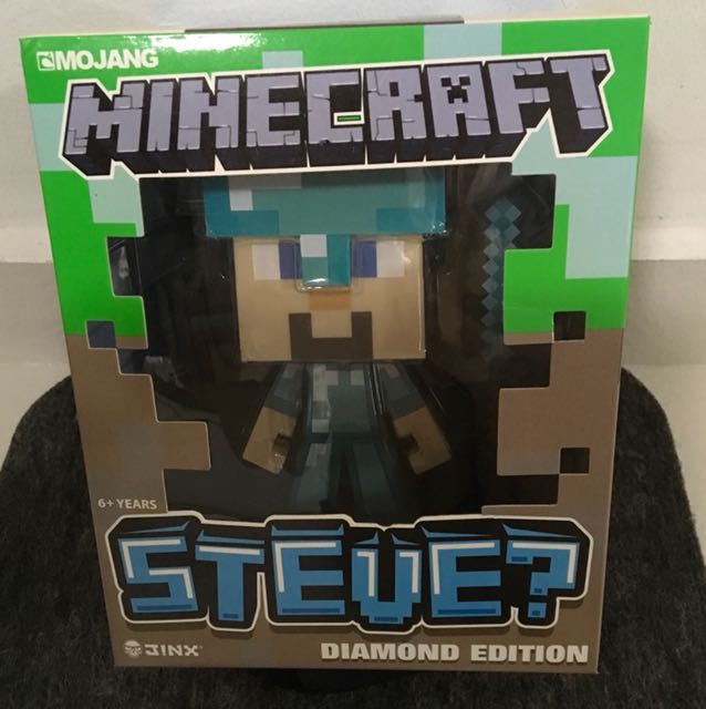 Minecraft Steve Diamond Edition, Hobbies & Toys, Toys & Games on Carousell