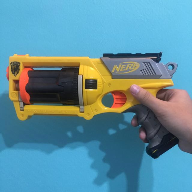 Nerf Gun Maverick, Hobbies & Toys, Toys & Games, Bricks & Figurines on ...