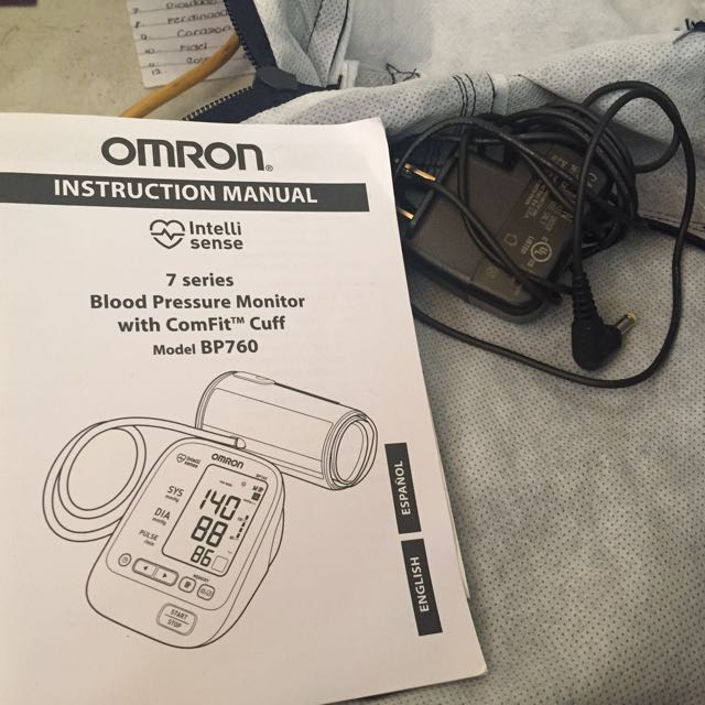 Omcor Blood Pressure Monitor model BP760, Beauty & Personal Care ...