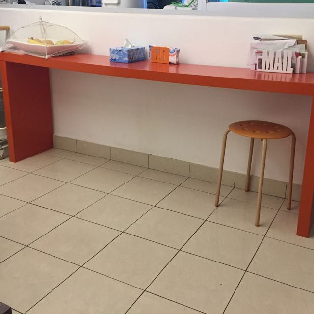 Orange console table, Furniture & Home Living, Furniture, Tables & Sets ...