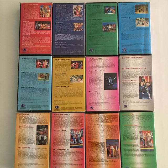 Original Power Ranger VHS, Hobbies & Toys, Memorabilia & Collectibles ...