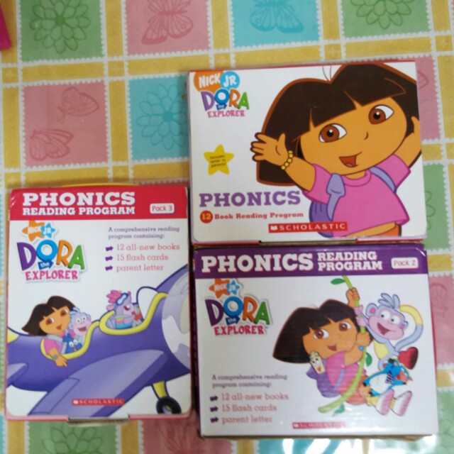 Dora Phonics Reading Program - Complete set, Hobbies & Toys, Books ...
