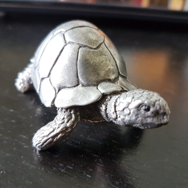 Royal Selangor pewter turtle, Furniture & Home Living, Home Decor ...