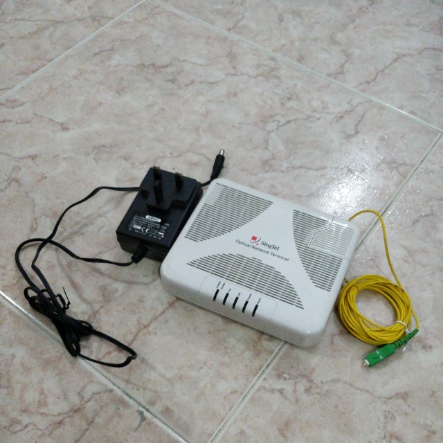 Singtel Optical Network Terminal (ONT), Computers & Tech, Parts ...